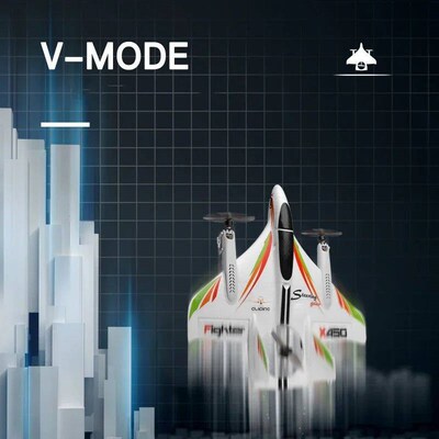 WLtoys XK X450 RC Airplane 6CH Brushless Plane 2.4G Radio Co