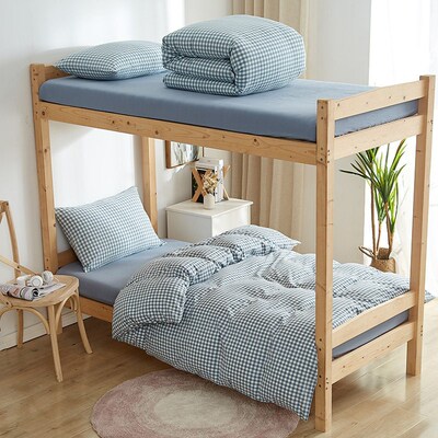 Student Cotton Three-piece Set Good Student Bedding Sheets A