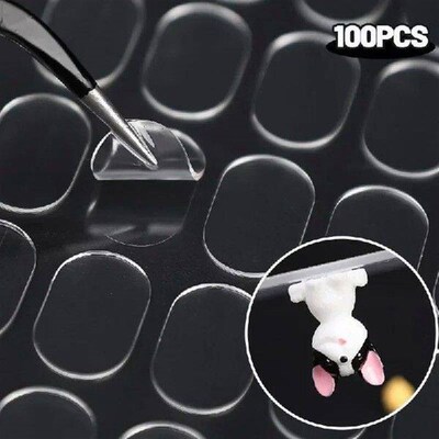 Clear Gel Glue Pads Double-sided Adhesive Dots Stickers