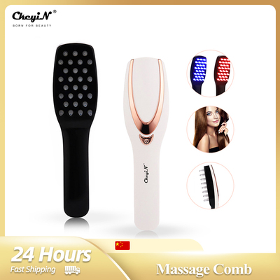 CkeyiN Phototherapy LED Massage Comb Vibrating Head