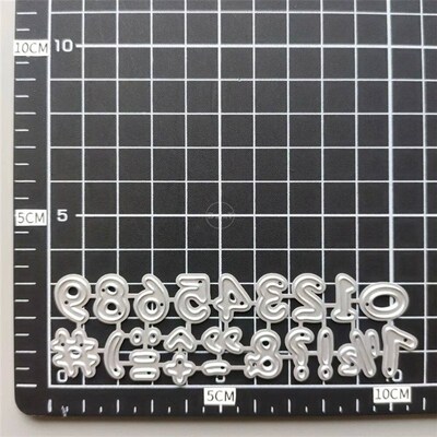 (25 Styles) 26 English Alphabet Letters Metal Cutting Dies D