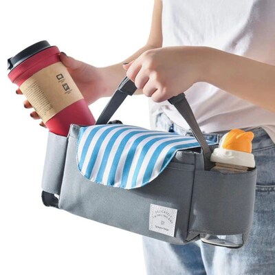 Stroller Bag Pram Organizer Baby Accessories Cup Holder ver