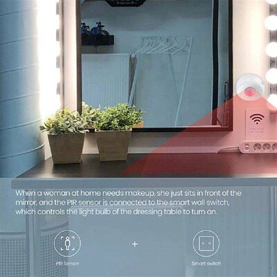 Motion Detector Wide Detection Range Easy Installation High