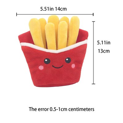 Supet pet sounding plush chip toy for indoor and outdoor use