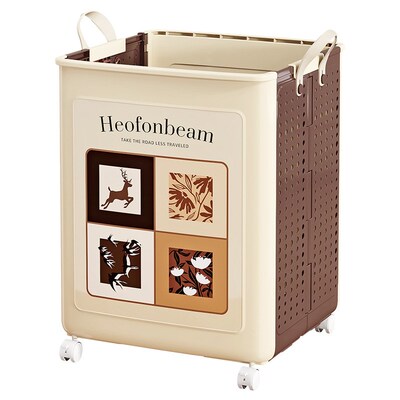 Folding Dirty Laundry Sorting Basket Washing Frame Bathroom