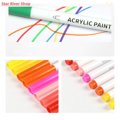 21/25 Color Permanent Acrylic Paint Marker Pens for Fabric C