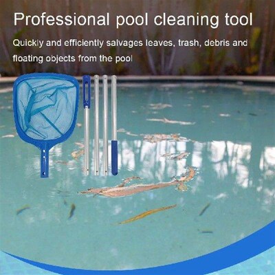Pool Skimmer Net Pool Landing Net with Telescopic Rod Pool
