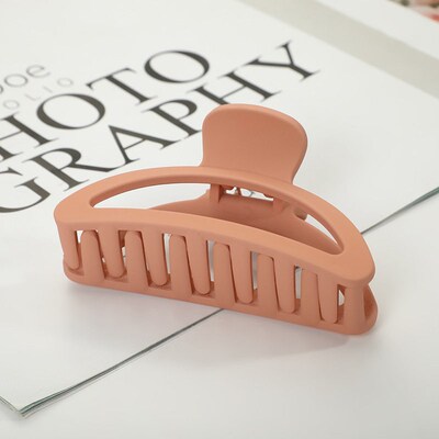 Semi-round Joker CREA Grab Clip Color Frosted Ins Hairpin Ha