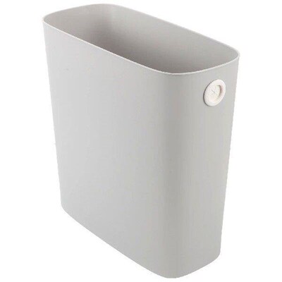 Desk Office Junk Case Narrow Slim Waste Container Plastic