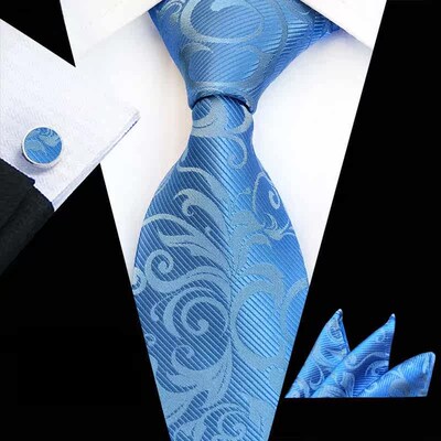 Yongfeng Zijin Rattan Mens Tie Pocket Square Cuff Three-pie