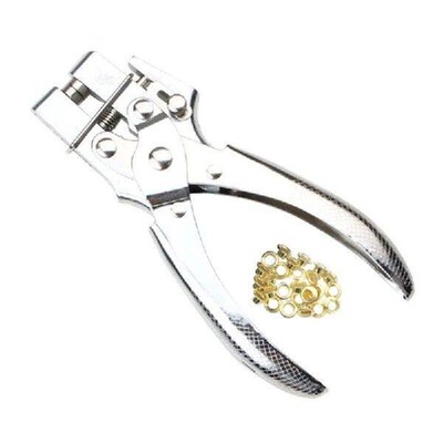 Eyelet Set, Eyelet Pliers Metal Eyelets 3mm & 5mm Grommet