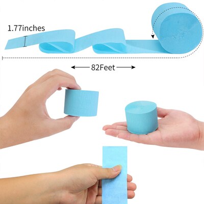 82Feet Crepe Paper Party Streamers Party Decoration Birthday