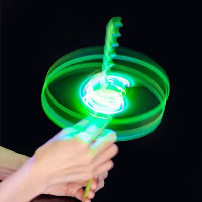 LED Luminous Bamboo Dragonfly Flying Saucers with Light Outd