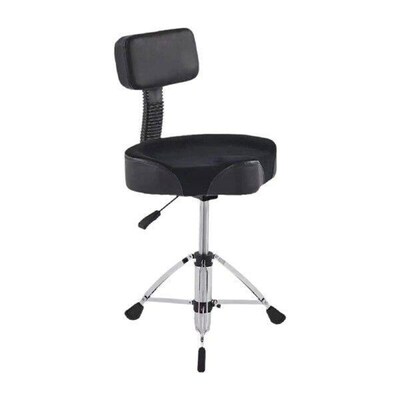 Drum Throne with Backrest,Saddle Drum Seat,Drum Chair