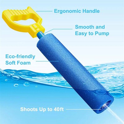 4/6pcs Water Gun for Kids 40 Ft Summer Foam Watergun Toys Wa