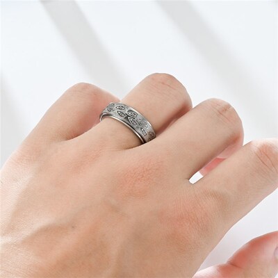 Rotatable Eye Couple Ring Fashion Stress Relief Evil Eye Eur