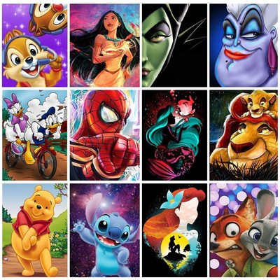 5D Diamond Painting Cartoon Portrait Diamond Mosaic Winnie