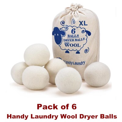 Laundry Wool Dryer Balls Fabric Softener Clothing Wrinkles