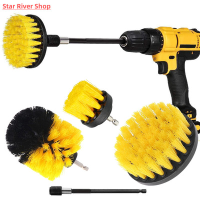 Drill Brush Attachment Set Power Scrubber Wash Cleaning Brus