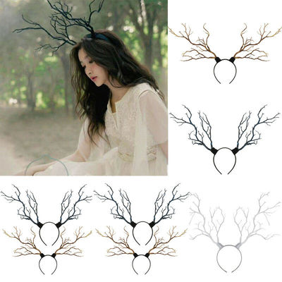 New Deer Horn Headdress Vintage Tree Branches Antlers