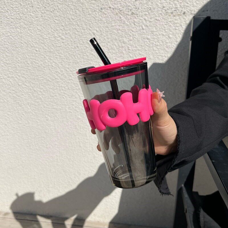 Internet Celebrity Letter Cup Ins Style High-looking Glass W