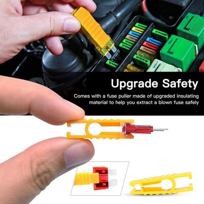 120Pcs  Car Fuse Set Profile Small Size Blade Car Fuse Asso