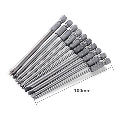 Screwdriver Set Strong Magnetic Batch Head Steel Slotted Phi