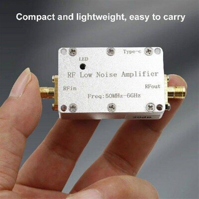 50Mhz-6Ghz LNA High Flatness Amplifier 20dB 30dB Gain RF