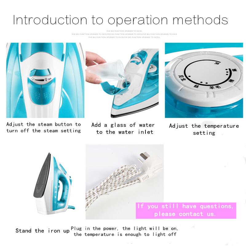electric steam iron soleplate clothes steamer 家用蒸汽熨斗