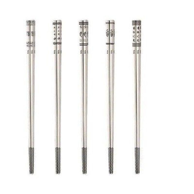 Stainless Steel Chopsticks Not Easily Deformed No Food