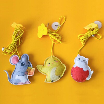 Interactive Cat Toy Hanging Simulation Cat Toy Funny Self-he