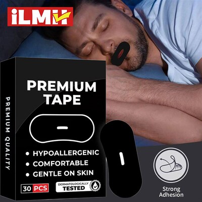 30/60Pcs Anti Snoring Mouth Tape Medical Grade Sleep Strips