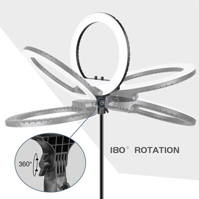 Ring Light Photography 18 inch LED Large Selfie Video Remote