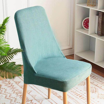Large arc shaped dining chair cover semicircular chair cover