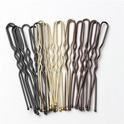50 Pcs/Bag 6cm Hair Pins And Clips U Shaped Hairclip Bobby P
