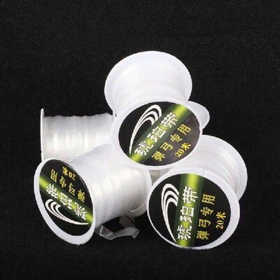 New Rubber Band Tied White Color 20M/65.62ft High