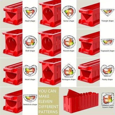 9 piece Sushi Making Kit for beginners,DIY Sushi Making kit