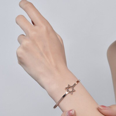 Titanium steel eight-pointed star brlet five-pointed star br