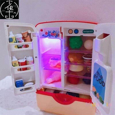 Kds Toy Frdge Refrgerator Accessores Wth ce Dspenser