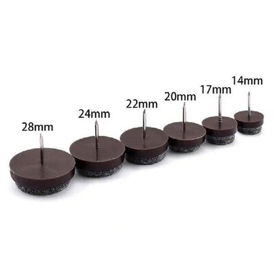30Pcs Felt Foot Pad Skid Glide Nail Protector Furniture