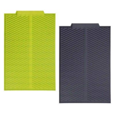 Rectangle Silicone Drain Mat Drying Dishes Pad Heat