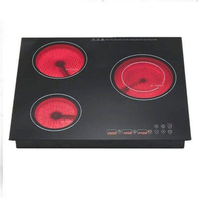 Embedded Cooktop Stove Electric Ceramic Cooker Threer-head