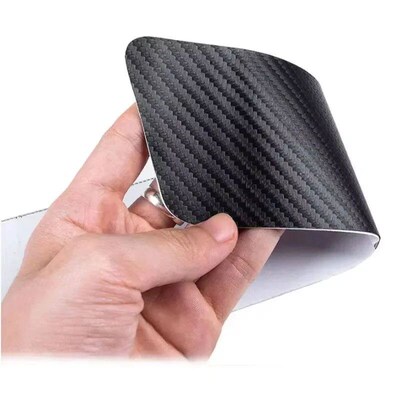 New Universal Imitation Carbon Fiber Leather Car Door Sill P