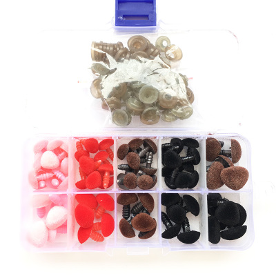 70pcs/box pink/red/black/brown Multicolor Flocking Triangula