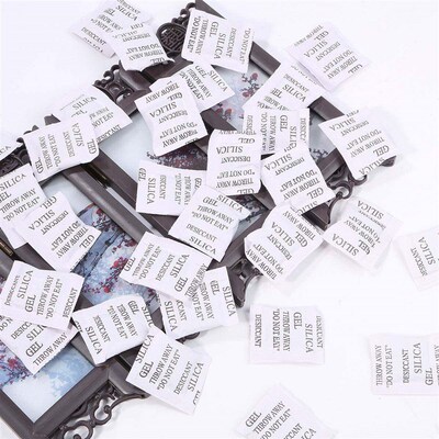 500pcs nontoxic silica gel desiccant moisture absorber bags