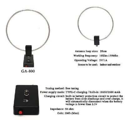 Top Deals GA800 Radio Shortwave Antenna With BNC Cable