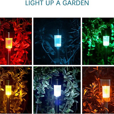Solar Garden Light Outdoor Solar Lamp Stainless Steel Landsc