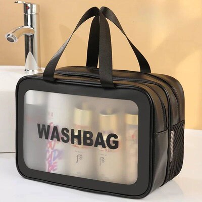 Wet-dry eparation makeup bag portable toiletry bag travel ee