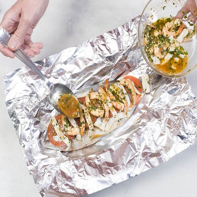 Thickened aluminum foil paper barbecue baking oil paper
