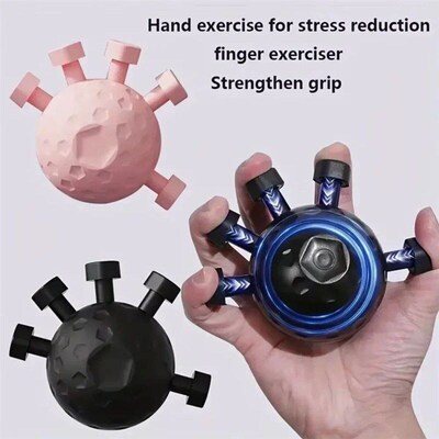 Finger Exerciser Trainer Hand Grip Strengthener Rock Climbin